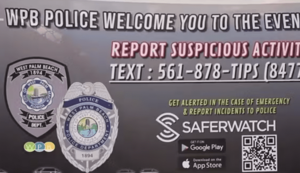 WPB Police Debut 'SaferWatch' App During SunFest - SaferWatch